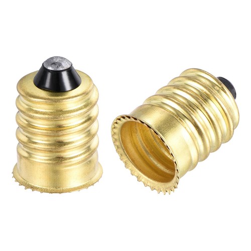 2pcs Light Socket Adapter E14 to E12 Candelabra Lamp Base Converter ...