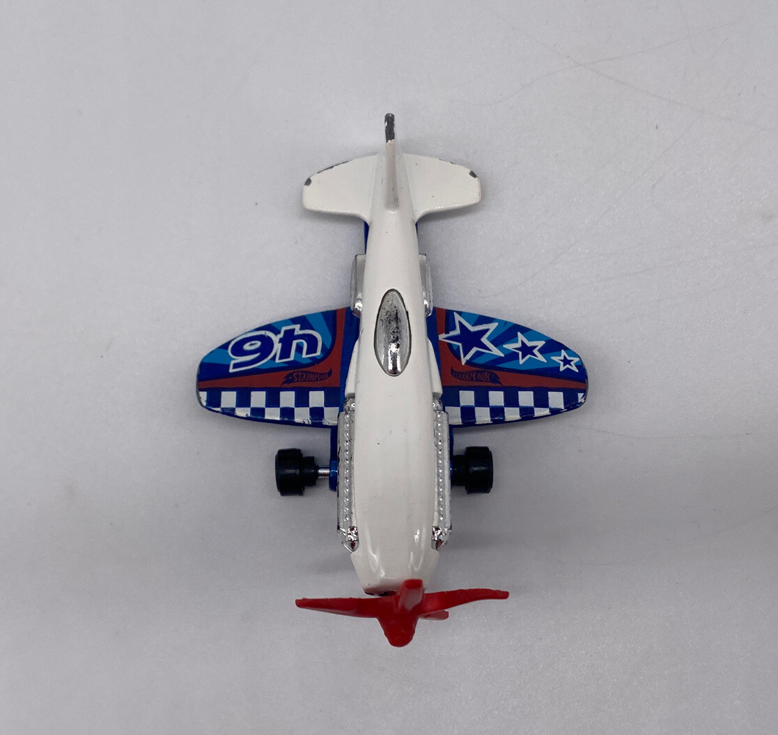 Hot Wheels Airplane Blue White 46 C2719 | eBay