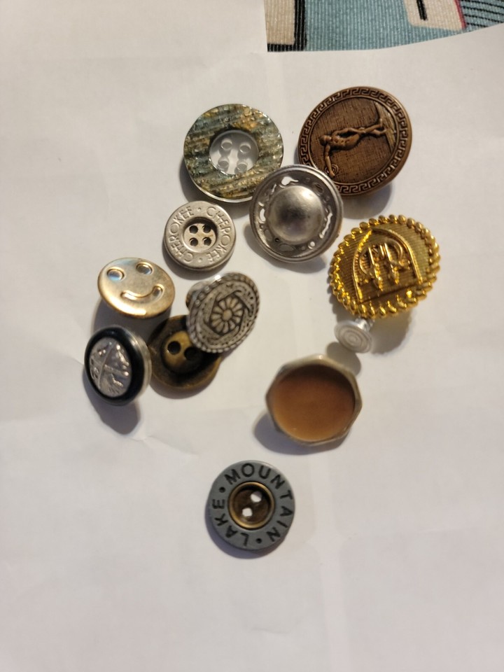 Vintage Metal Buttons | eBay
