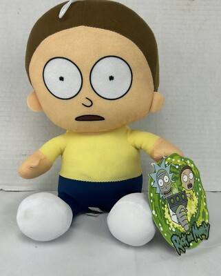 Brand New MORTY Plush RICK & MORTY 12 Inch Toy Stuffed Animal NWT Dolls ...