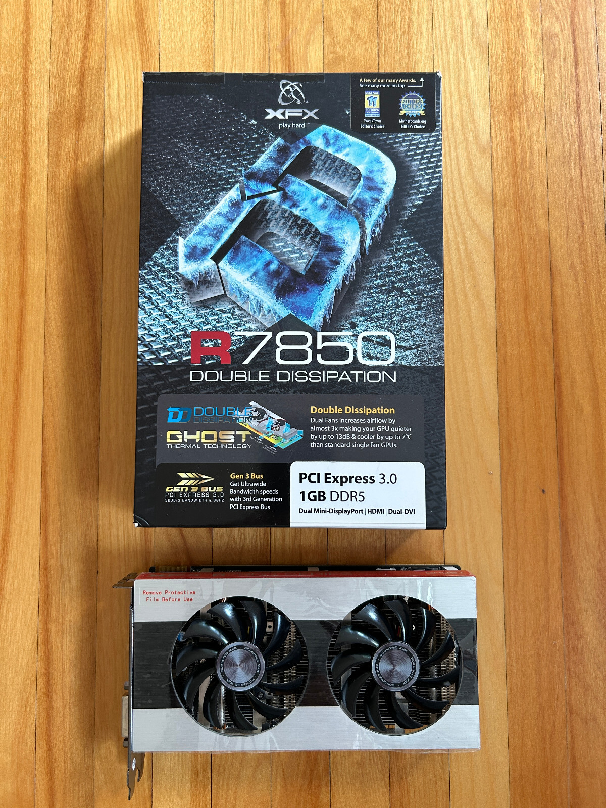 XFX Ghost R7800 Series 2gb Video Graphics Card GPU / Fx-785a-cdf for ...