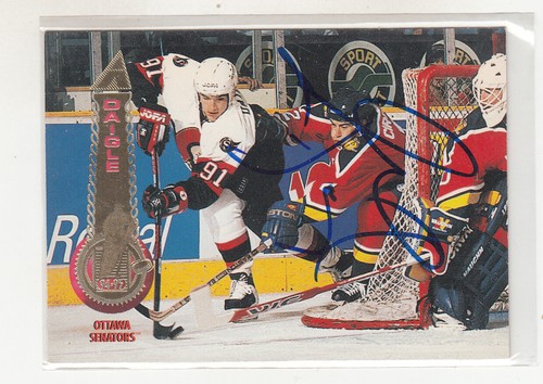 ALEXANDRE DAIGLE 1994-95 Score Pinnacle #2 TTM IP Autographed Signed | eBay