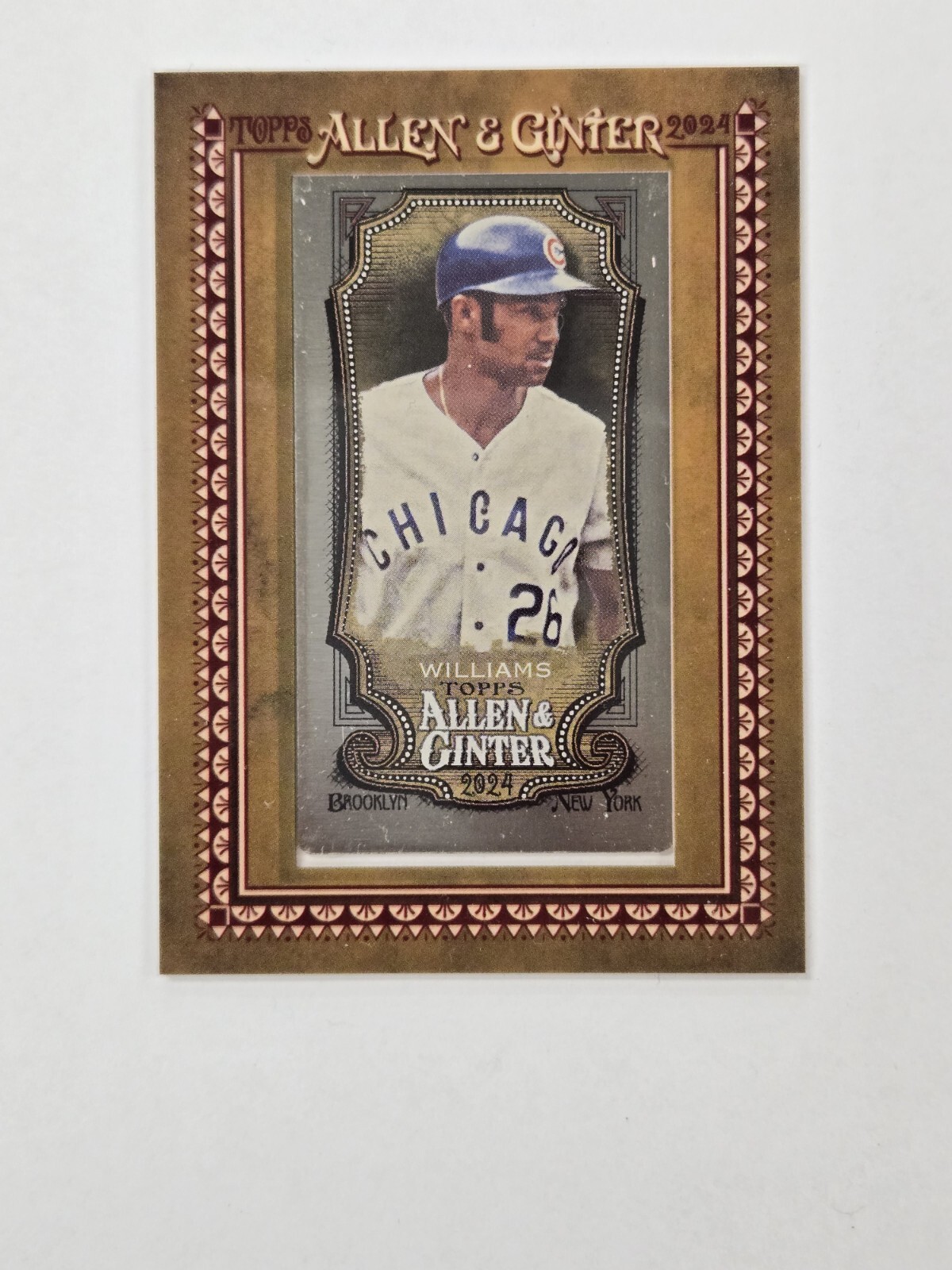 Billy Williams 2024 Allen & Ginter Framed Mini Metal Card #179 | eBay