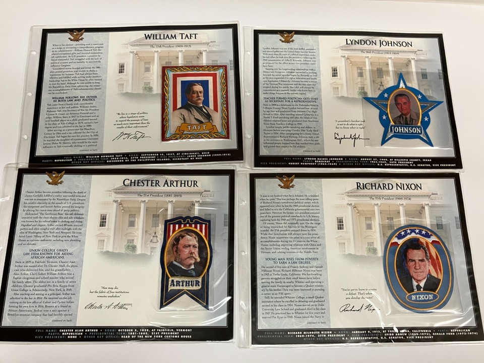 Willabee & Ward ~ The U.S. PRESIDENTIAL Patch Collection Complete Set ...