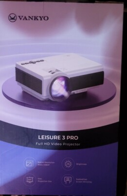VANKYO Leisure 3 Pro Portable Projector With Carrying (2020 Upgraded ...
