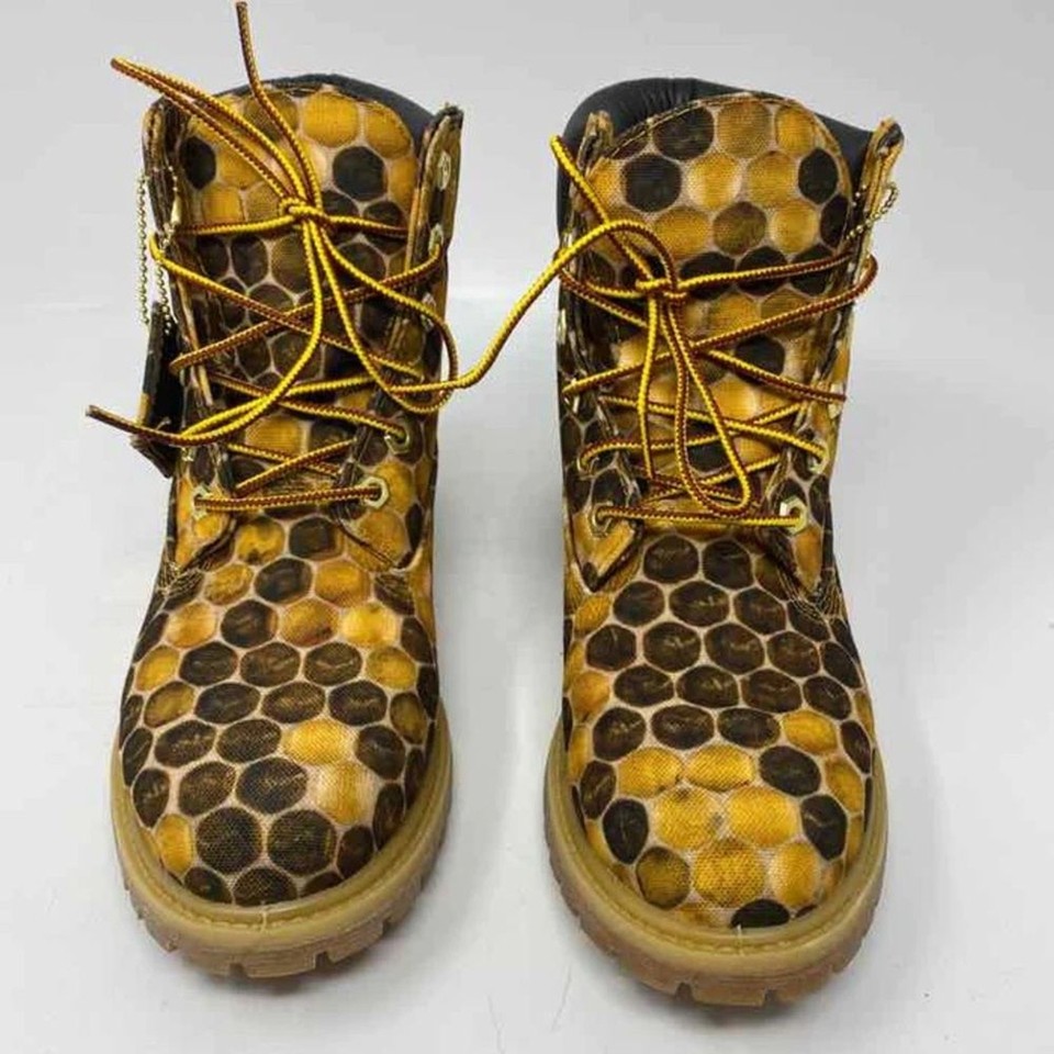Billionaire Boys Club x Timberland Size 7.5 Bee Line 6" Honeycomb ...