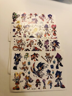 Sega Sonic The Hedgehog 4 Pack of Stickers | eBay