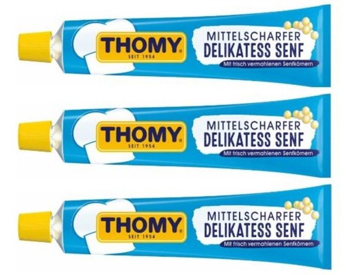 thomy - original german mustard - (6) six big tubes | eBay