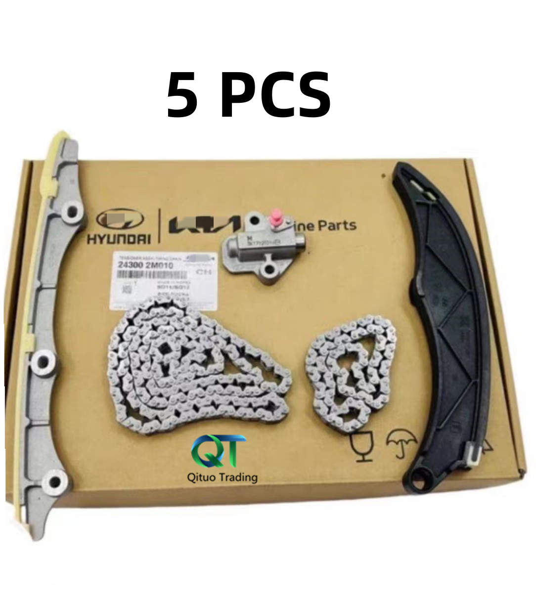 5X ！ENGINE TIMING CHAIN SET FOR HYUNDAI VENUE 2020-2021 KIA RIO 24321 ...