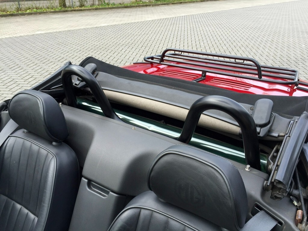 ANTI ROLL BARS MG F & TF 1996-2012 STAINLESS STEEL MGF ROLL HOOPS BLACK ...