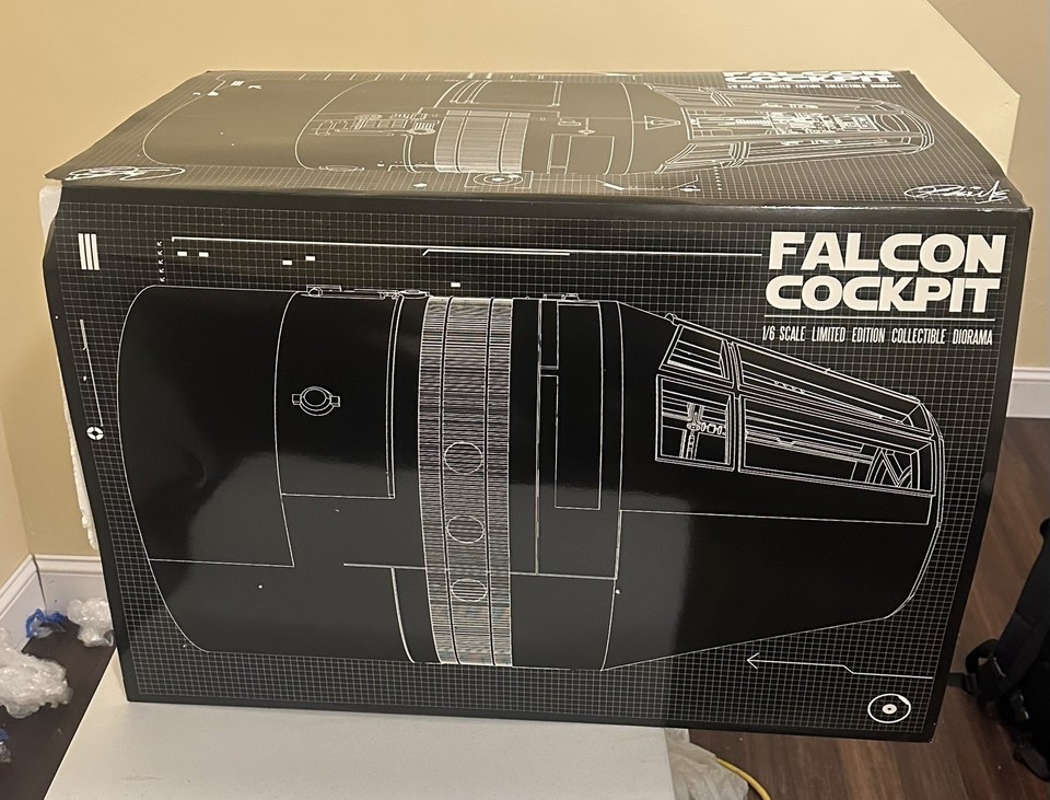 Jazzinc Dioramas 1/6 Scale Star Wars Millennium Hot Toys Cockpit ...