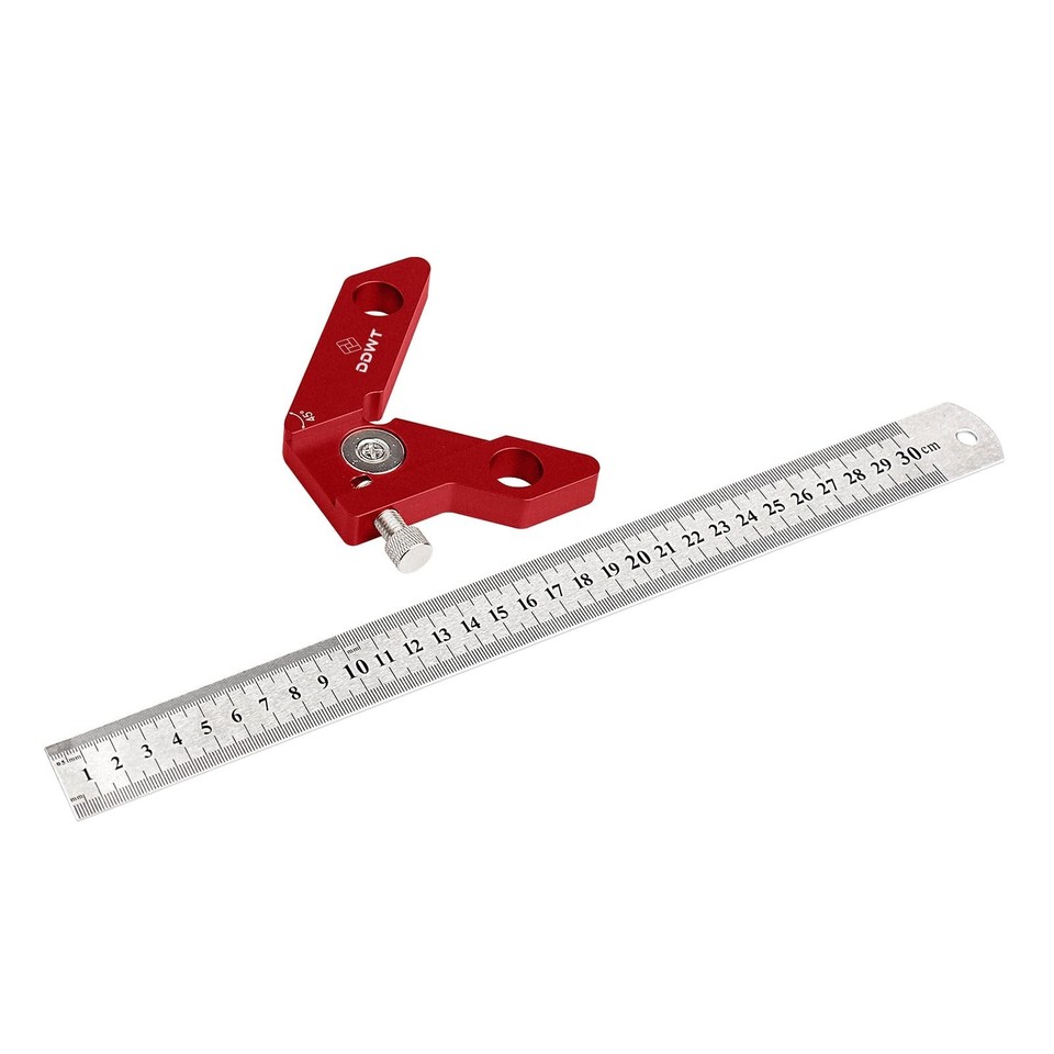 YX-3 Center Finder Woodworking Square Center Scribe 45 90 Degrees Angle ...