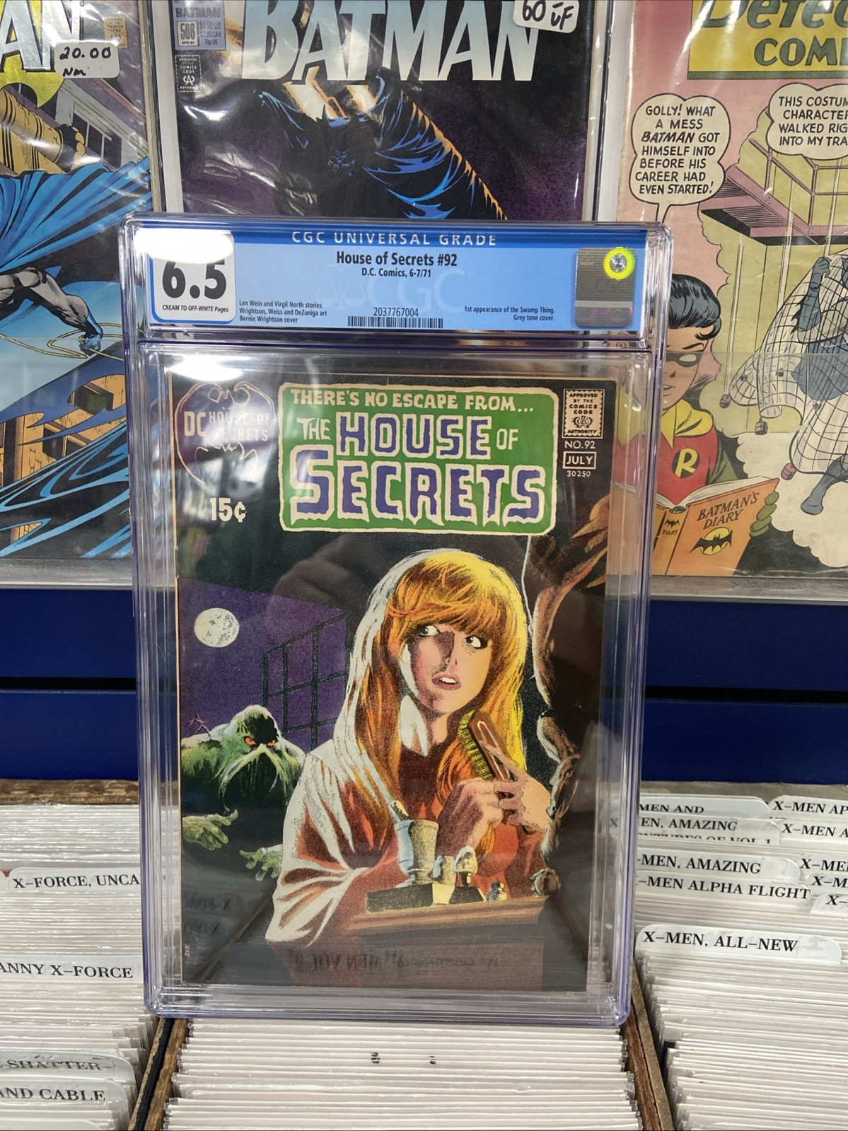 House of Secrets #92 CGC 6.5 Cream/OW PGS 1st Apr of Swamp Thing DC ...