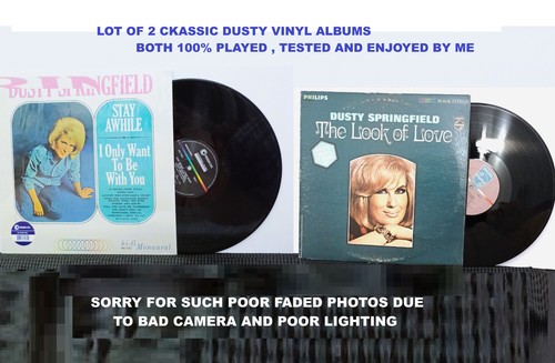 Dusty Springfield : Stay Awhile / I Only Want To Be With You + The Look ...