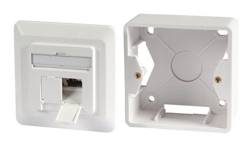 `EFB Datendose Cat.6A 500MHz oben/unten, Aufputz, 2` ACC NEW ...