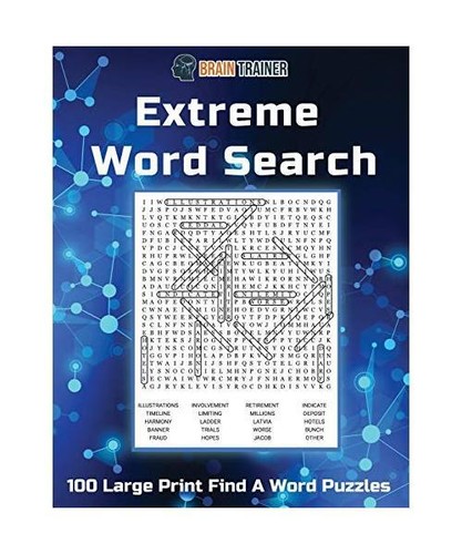 Extreme Word Search-100 Large Print Find A Word Puzzles (Taschenbuch ...