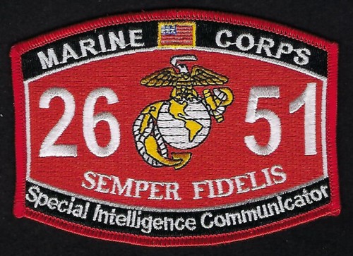 MOS 2651 SPECIAL INTELLIGENCE COMMUNICATOR CAP PATCH HAT US MARINES | eBay