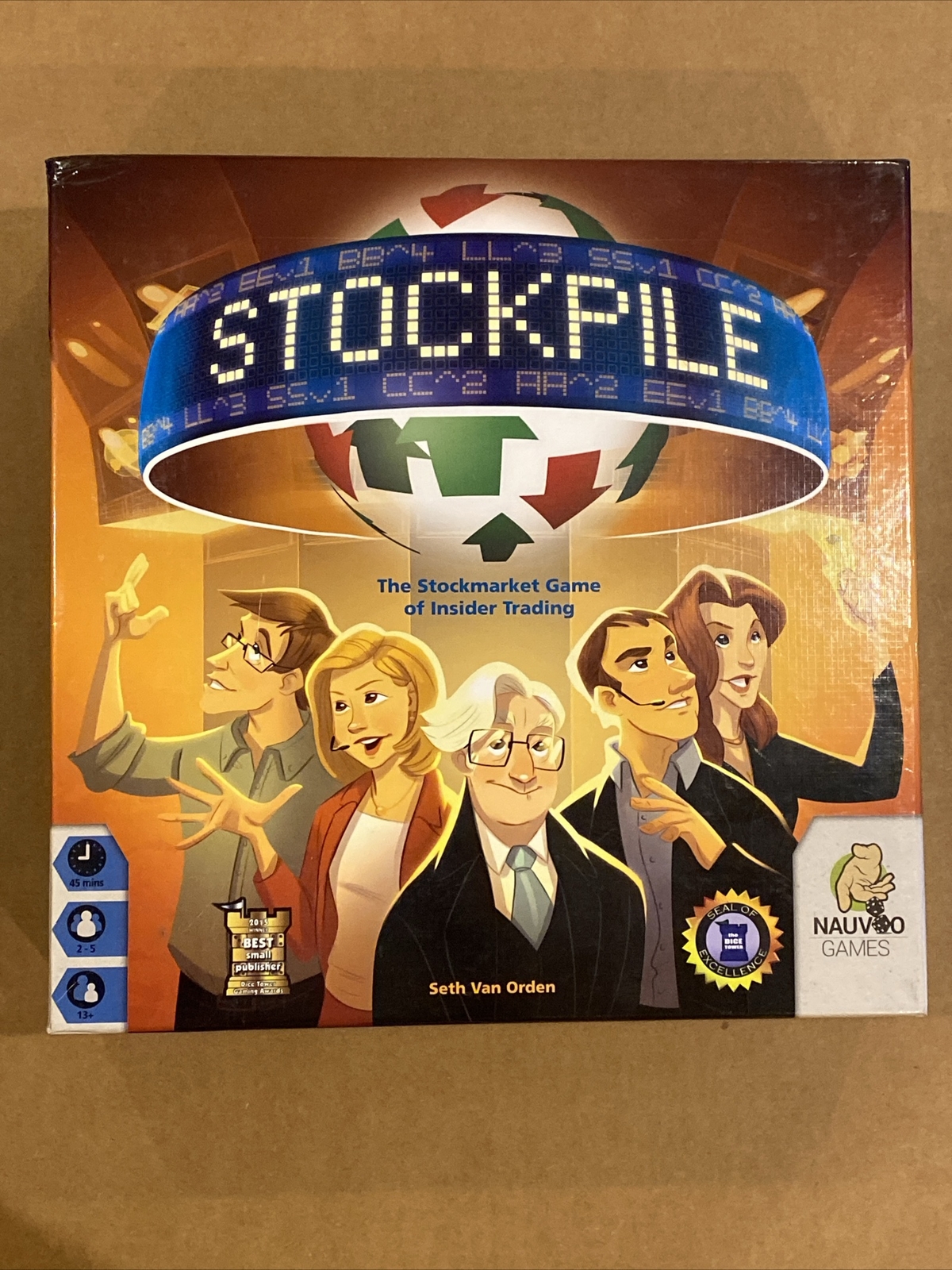 Stockpile Board Game -Nauvoo Games- 2015 Dice Tower Winner - Seal Of ...