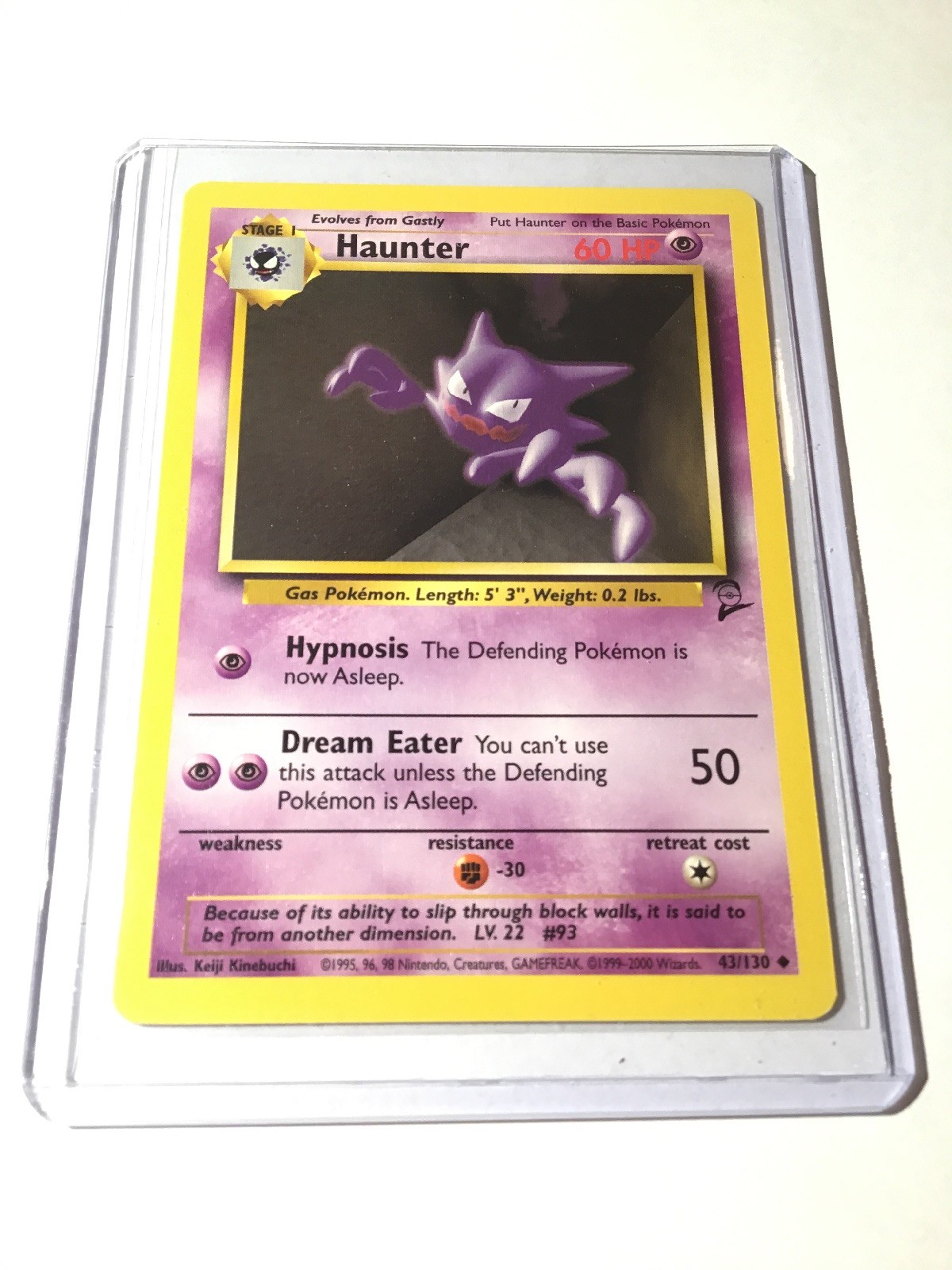 HAUNTER - Base Set 2 - 43/130 - Uncommon - Pokemon Card - Unlimited ...