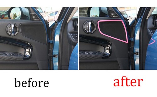 For Mini Cooper Countryman F60 17-23ABS Pink Inner Door Horn Frame ...