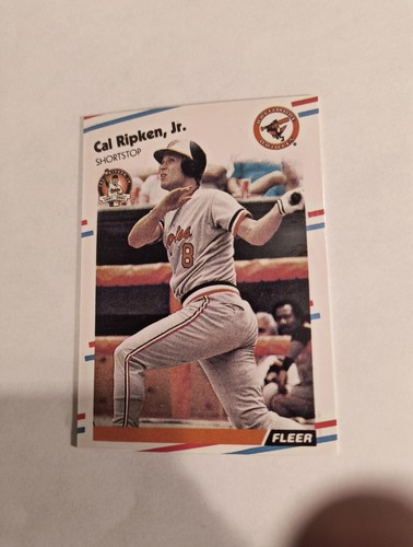 CAL RIPKEN JR. 2001 FLEER CAREER HIGHLIGHTS FLEER 1988 FLEER REPRINT ...