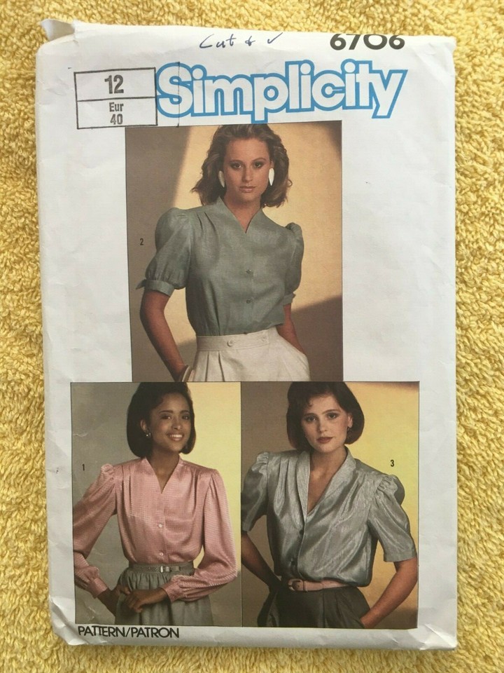 Simplicity Patterns (W) ~ CUT PATTERNS ~ All are Size 12 ...