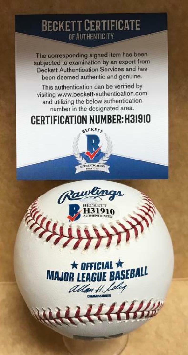 LYLE OVERBAY BREWERS/PIRATES/YANKEES SIGNED AUTO M.L. BASEBALL H31910 ...