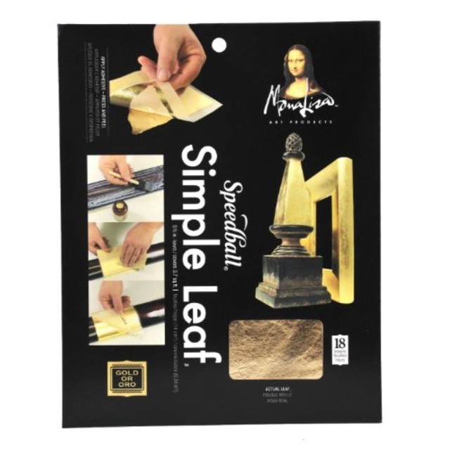 Speedball Art 0010030 Mona Lisa Simple Leaf Ml10030 Gold Sheets for ...