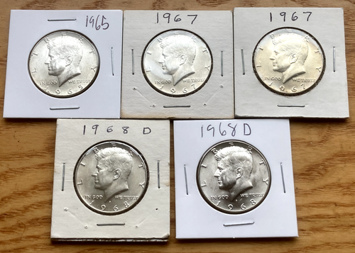 5 BU 40% Silver Kennedies | eBay