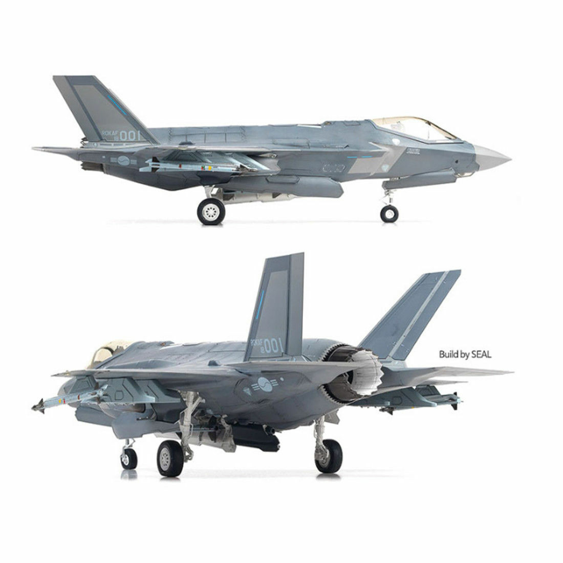 ACADEMY #12128 1/32 Plastic Pramodel Kit ROKAF F-35A Joint Strike Fight ...