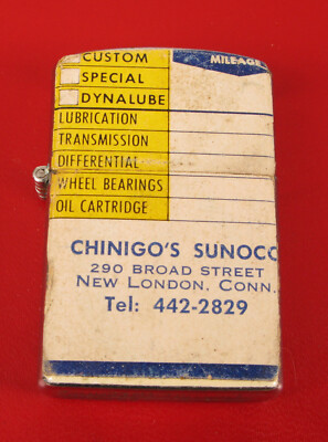 VINTAGE CONTINENTAL SUNOCO OASIS CIGARETTE ADVERTISING LIGHTER USED ...