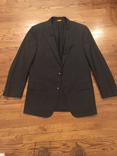 Hickey Freeman Mens Beacon Traveler Wool Blazer Sport Coat Jacket Size ...