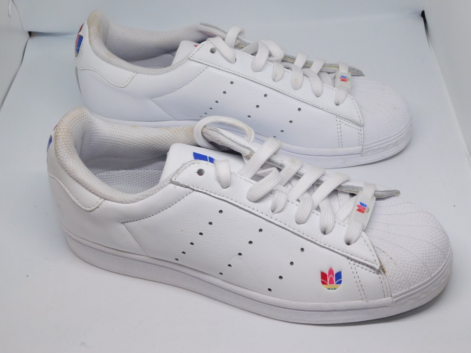 ADIDAS SHOES SHELL HEADS 3 COLOR DIE STRIPES SIZE 7 US MEN'S | eBay