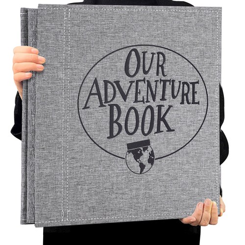 Photo Album Our Adventure Book Christmas Gifts Retro Sticker DIY Grey ...