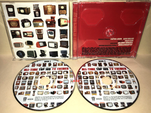 100 TV Themes CD Friends Frasier Knight Rider A Team Simpsons 90210 ...