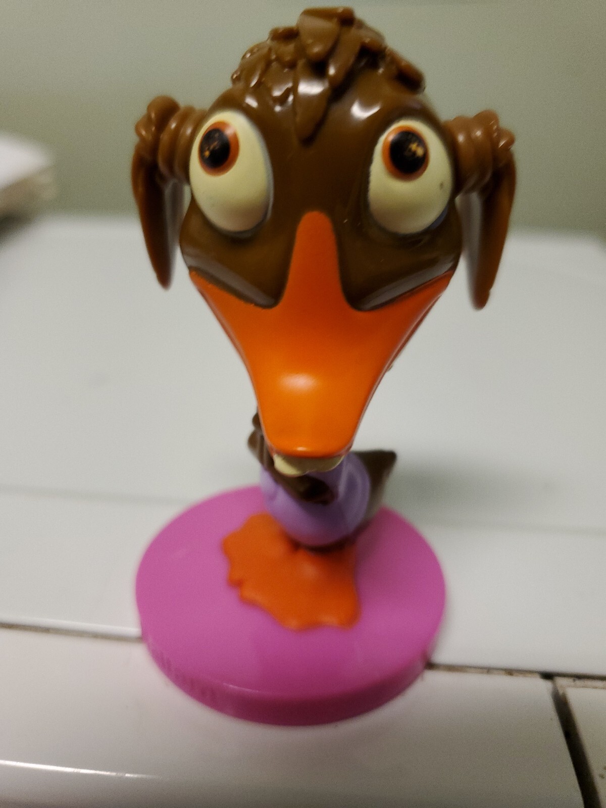 Kellogg's Cereal Toy Chicken Little ABBY MALLARD Bobble Head Figurine ...