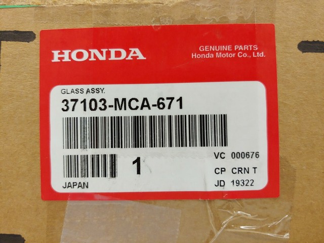 37103-mca-671 Honda Glass ASSY 37103MCA671 Genuine OEM Part for sale ...