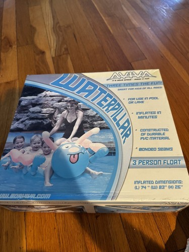 Vintage Aviva Kids Waterpillar 3 Person Float For Pool Lake NEW Sealed ...