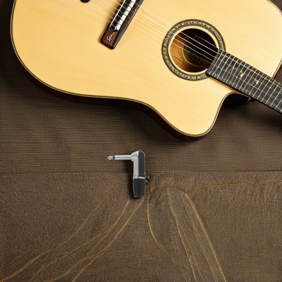 4 Pcs Heavy Duty Speaker Plug Guitar Jack Connector Adapter for Cable ...