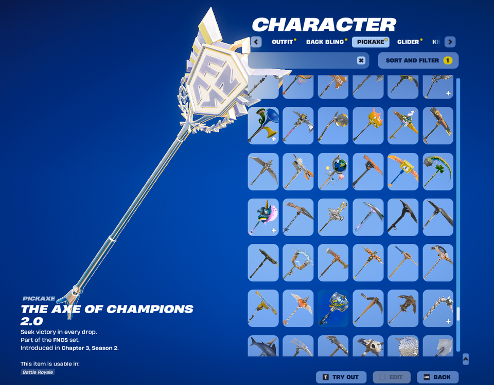 Rare Stacked Og Fornite Account. LOOK AT DESC skins 2000+ / pickaxe ...