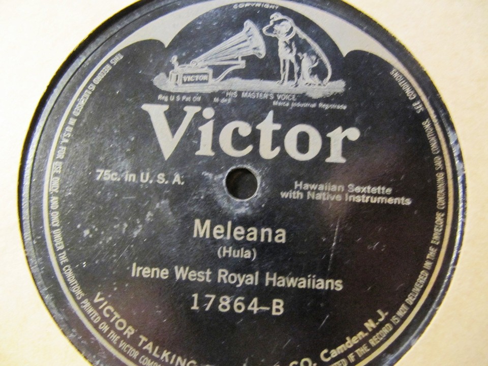 1914 Hawaiian Slide Guitar IRENE WEST Royal Hawaiians Meleana/ Ainahau ...