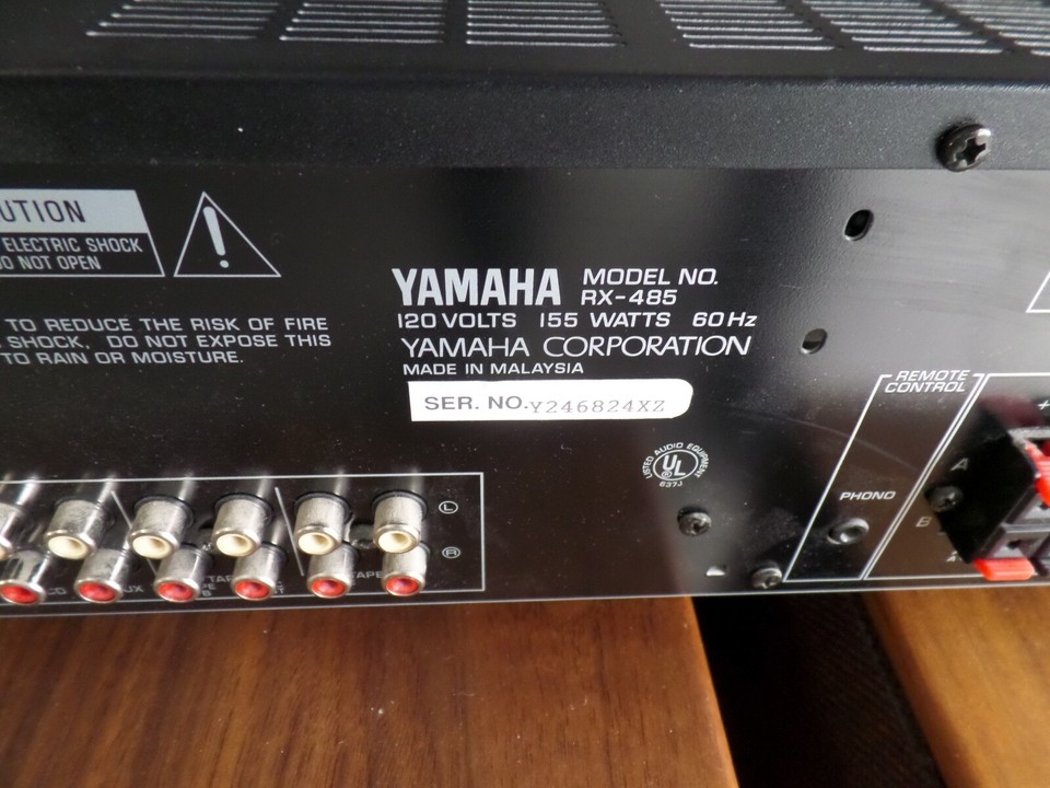 YAMAHA RX-485 🌈🌈RARE🌈🌈 Vintage Stereo Receiver🌈 🌈🌈 1 owner | eBay