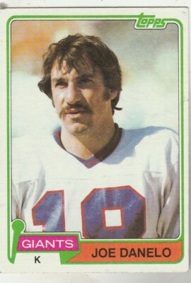 FREE SHIPPING-NRMINT TO VG-1981 Topps #328 Joe Danelo Giants PLUS BONUS ...