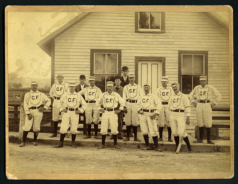 Baseball team cabinet photograph c.1870s Type 1 | eBay