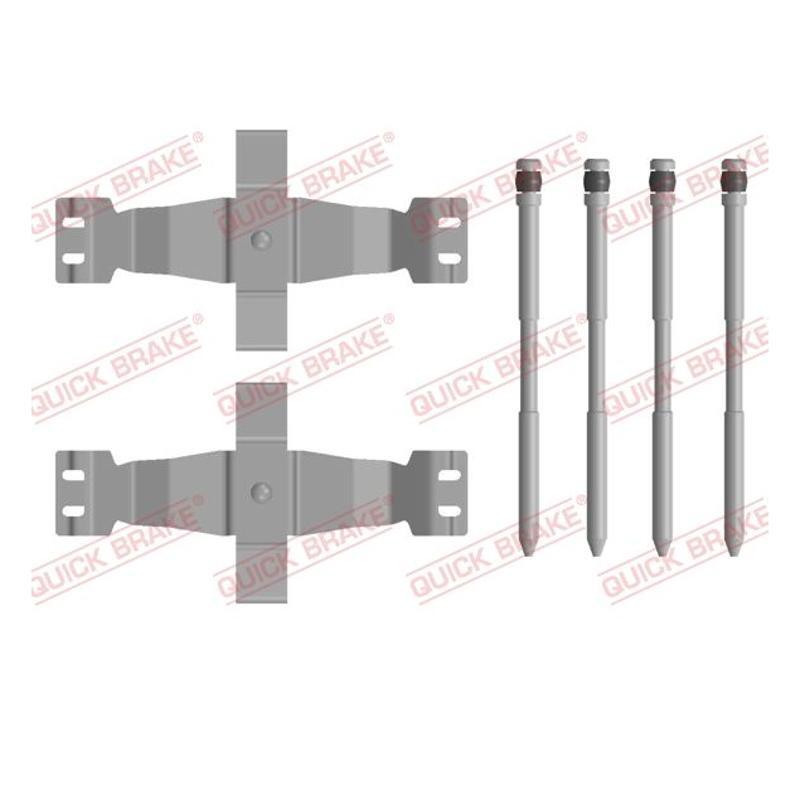 Quick Frein 109-0122 Kit D'Accessoires Plaquette Avant pour Volvo Tesla ...