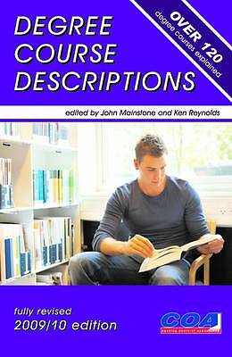 Degree Course Descriptions: Over 120 Degree Courses Explained by John ...