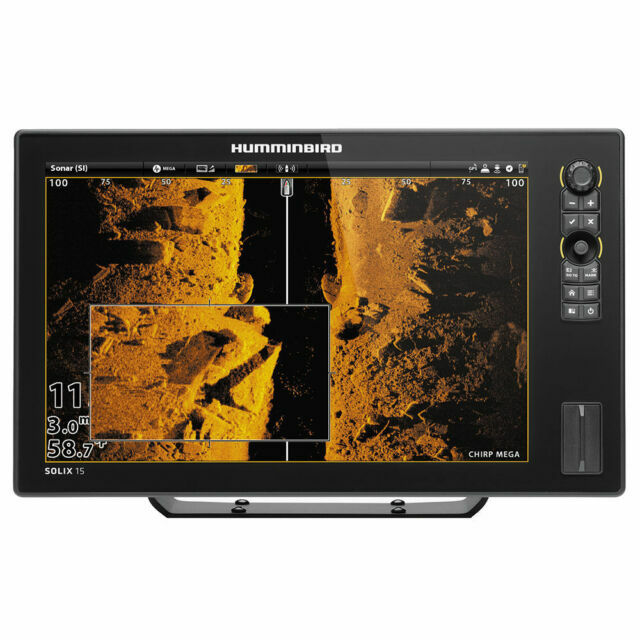 Humminbird 410420-1 SOLIX 15 CHIRP MEGA SI GPS Fishfinder for sale ...