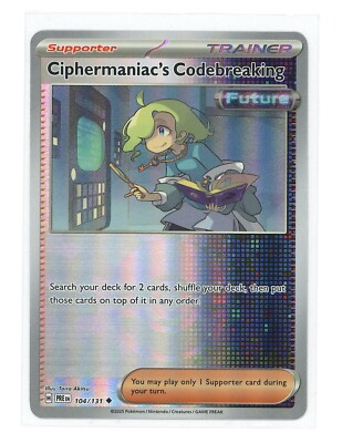 Ciphermaniac's Codebreaking (Poke Ball Pattern) 104/131 Sv: Prismatic Evolutions | eBay