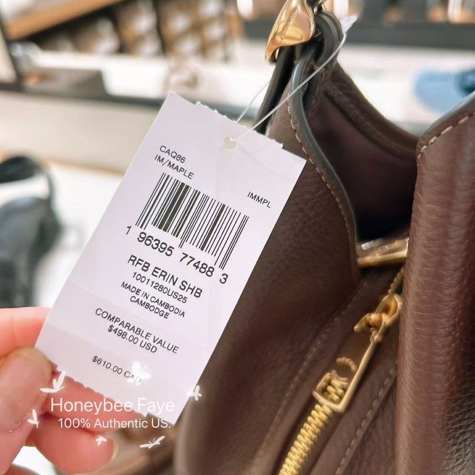 NWT Coach Erin Shoulder Bag In Signature Canvas CAQ87/CAQ86 | eBay