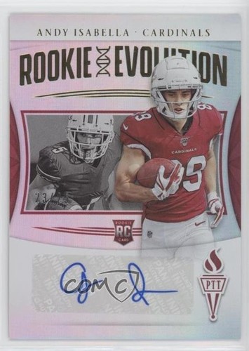 2019 Panini Passing the Torch Rookie Evolution Gold /25 Andy Isabella ...